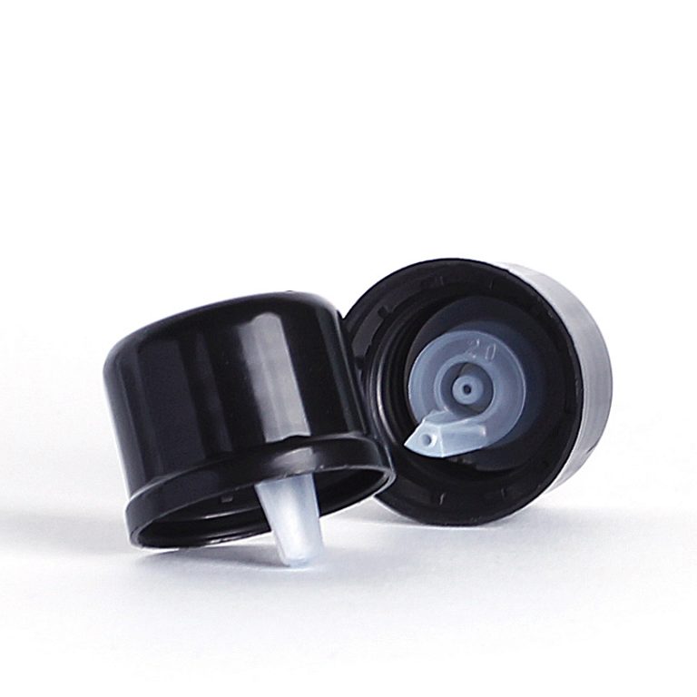 GL18 Black Cap with 0.8mm Dropper | Nekem Packaging