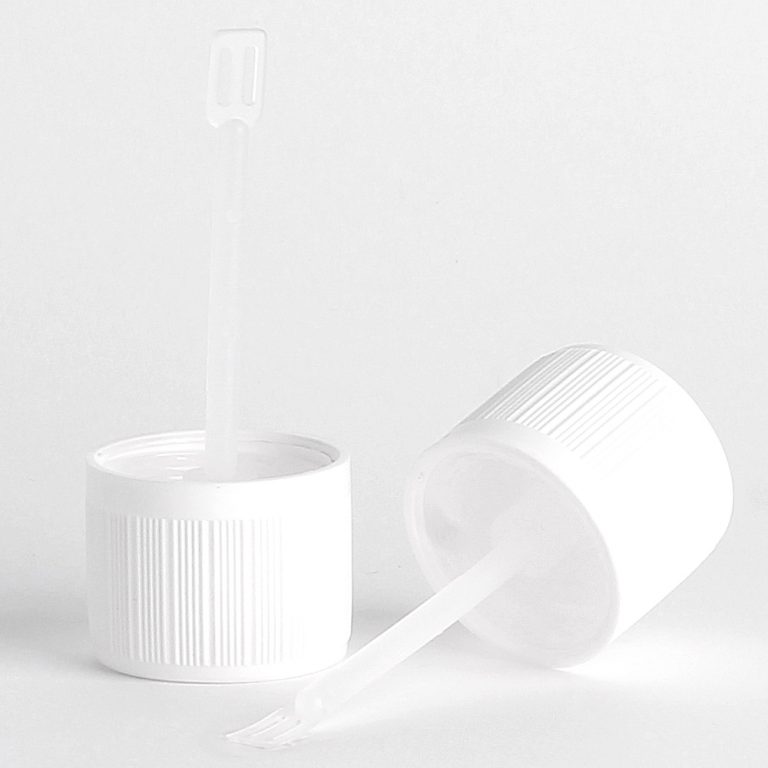 GL18 White CRC Cap & 53mm Spatula | Nekem Packaging